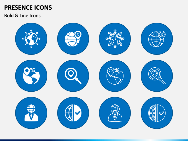 Presence Icons for PowerPoint and Google Slides - PPT Slides
