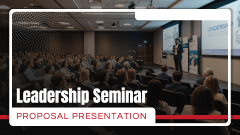 Leadership Seminar Proposal PowerPoint and Google Slides Template - PPT Slides
