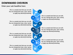 Downward Chevron for PowerPoint and Google Slides - PPT Slides
