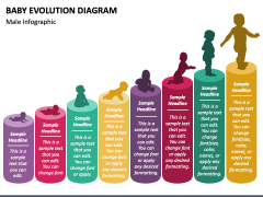 Baby Evolution Diagram PowerPoint and Google Slides Template - PPT Slides