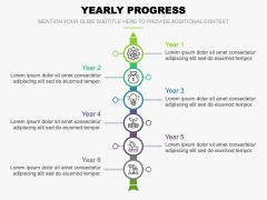 Free - Yearly Progress PowerPoint and Google Slides Template - PPT Slides