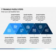Triangle Puzzle Templates for PowerPoint and Google Slides | SketchBubble