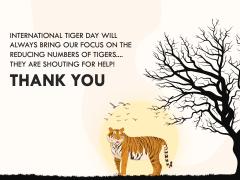 Free - International Tiger Day PowerPoint Template and Google Slides Theme