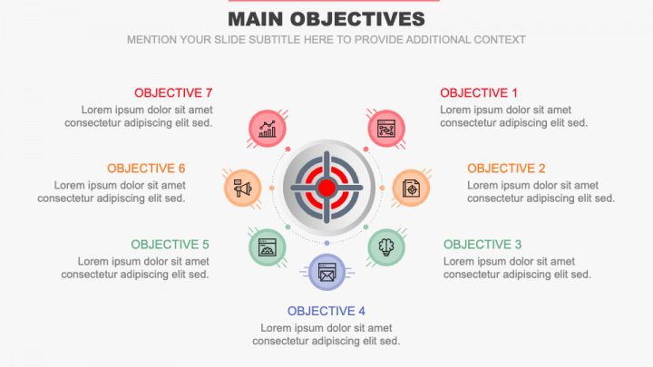 Main Objectives PowerPoint and Google Slides Template - PPT Slides