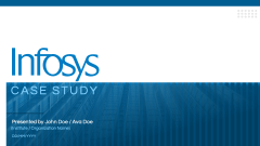 Free - Infosys Case Study PowerPoint and Google Slides Template - PPT Slides