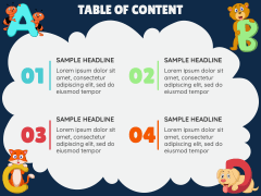 Free - Alphabet Learning PowerPoint Template and Google Slides Theme