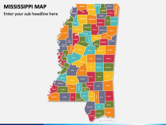 Mississippi Map for PowerPoint and Google Slides - PPT Slides