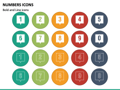 Numbers Icons for PowerPoint and Google Slides - PPT Slides