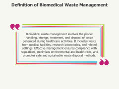 Animated Biomedical Waste Management PowerPoint and Google Slides Template