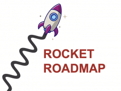 Rocket Roadmap PowerPoint and Google Slides Template - PPT Slides