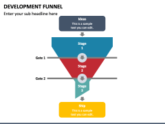 Development Funnel PowerPoint and Google Slides Template - PPT Slides
