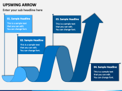 Upswing Arrow PowerPoint and Google Slides Template - PPT Slides