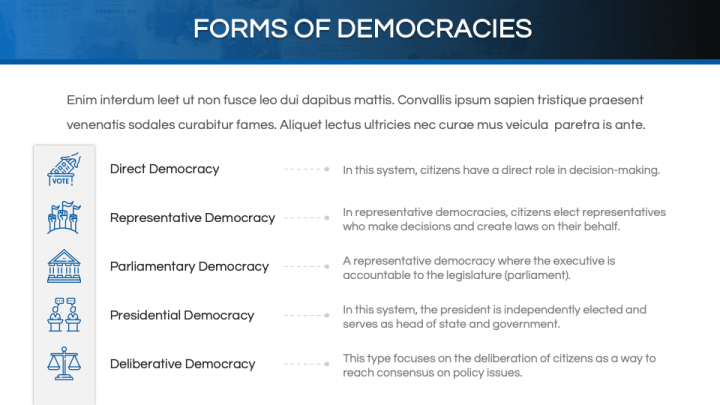 Free - Democracy Presentation Theme for PowerPoint and Google Slides