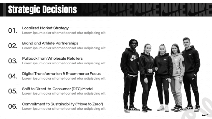 Nike Case Study PowerPoint and Google Slides Template - PPT Slides