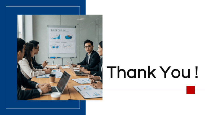 Sales Review Meeting PowerPoint and Google Slides Template - PPT Slides