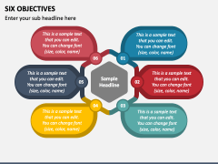 Six Objectives PowerPoint Template and Google Slides Theme
