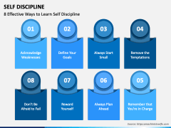 Self Discipline PowerPoint Template - PPT Slides