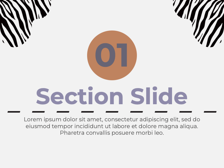 Free - International Zebra Day PowerPoint Template and Google Slides Theme