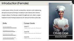 Free - Chef Portfolio PowerPoint and Google Slides Template - PPT Slides