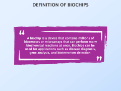 Biochips PowerPoint and Google Slides Template - PPT Slides