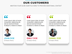 Our Customers PowerPoint and Google Slides Template - PPT Slides