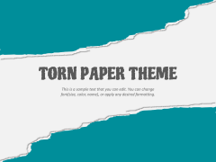 Free Torn Paper Creative Presentation Theme for PowerPoint and Google ...