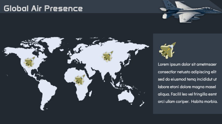 Air Force Theme for PowerPoint and Google Slides - PPT Slides