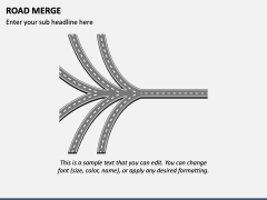 Road Merge for PowerPoint and Google Slides - PPT Slides