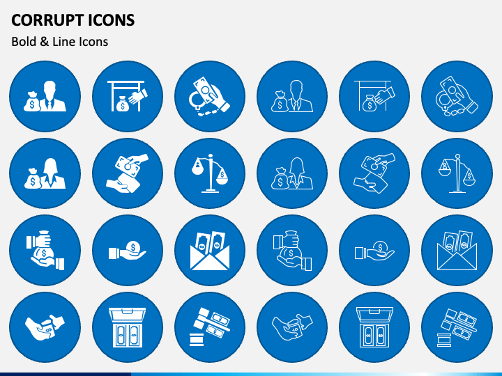 Corrupt Icons for PowerPoint and Google Slides - PPT Slides