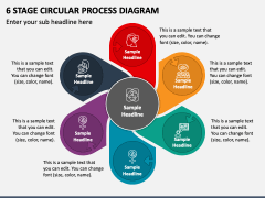 6 Stage Circular Process Diagram PowerPoint Presentation Slides - PPT ...