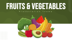 Free - Fruits and Vegetables Theme for PowerPoint and Google Slides ...