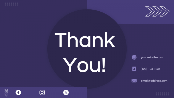 Simple Thank You Slides for PowerPoint and Google Slides - PPT Slides