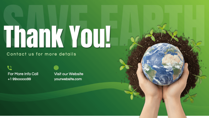 Save Earth Presentation Theme - Free Download