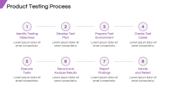 Product Testing PowerPoint and Google Slides Template - PPT Slides