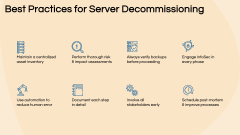 Server Decommissioning PowerPoint and Google Slides Template - PPT Slides