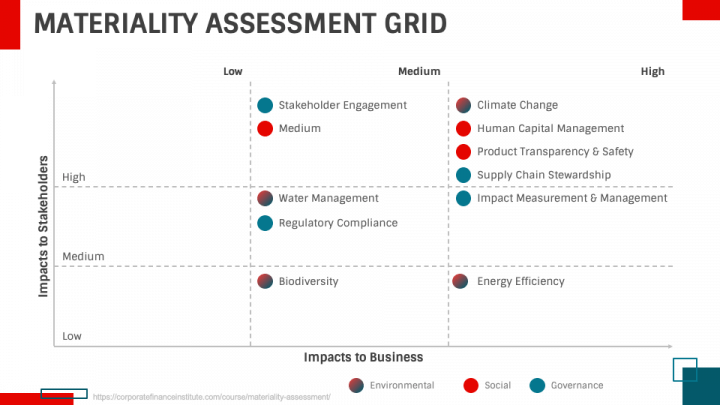 Materiality Assessment PowerPoint and Google Slides Template - PPT Slides