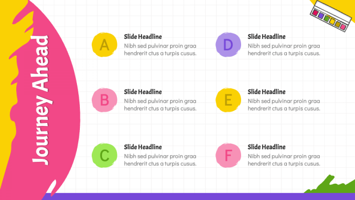 Free - Kids Art Creativity Theme for PowerPoint and Google Slides - PPT Slides