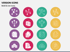 Version Icons for PowerPoint and Google Slides - PPT Slides