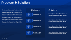 Blue Background Presentation for PowerPoint and Google Slides - PPT Slides