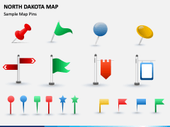 North Dakota Map for PowerPoint and Google Slides - PPT Slides