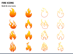 Fire Icons for PowerPoint and Google Slides - PPT Slides
