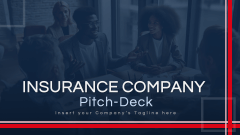 Insurance Company Pitch Deck for PowerPoint and Google Slides - PPT Slides