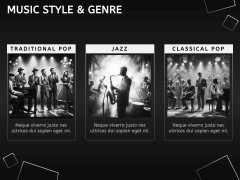 Free - Singer Portfolio PowerPoint Template and Google Slides Theme