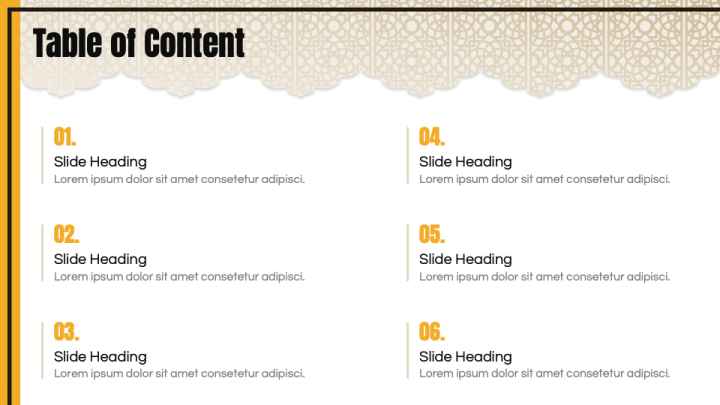 Arabic Theme for PowerPoint and Google Slides - PPT Slides