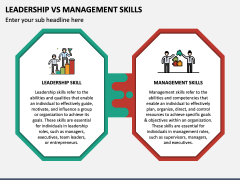 Leadership Vs Management Skills PowerPoint and Google Slides Template - PPT Slides