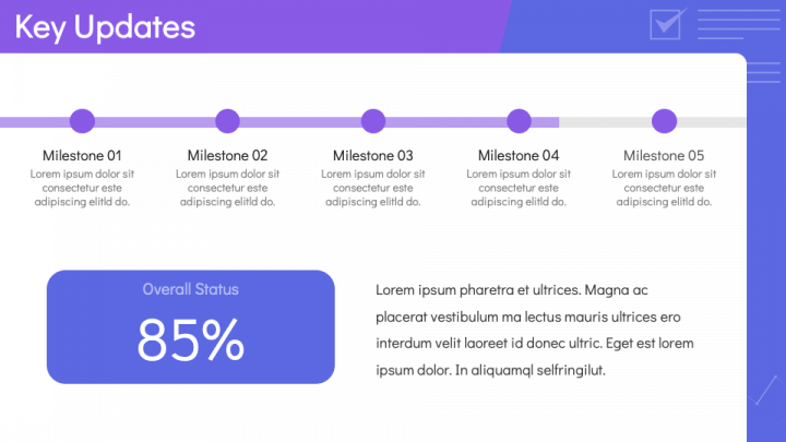 Project Status Update Meeting PowerPoint and Google Slides Template - PPT Slides