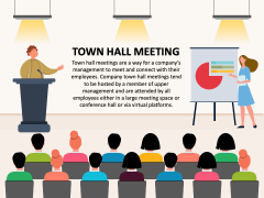 Town Hall Meeting Illustration for PowerPoint and Google Slides - PPT ...