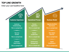 Top Line Growth PowerPoint and Google Slides Template - PPT Slides