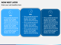 Now Next Later PowerPoint and Google Slides Template - PPT Slides