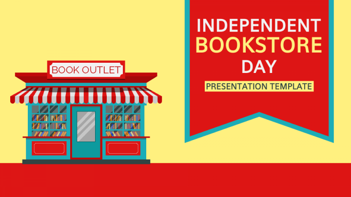 Free - Independent Bookstore Day PowerPoint and Google Slides Template ...